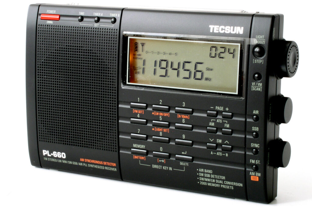 Tecsun PL-660 Globalny odbiornik szerokopasmowy